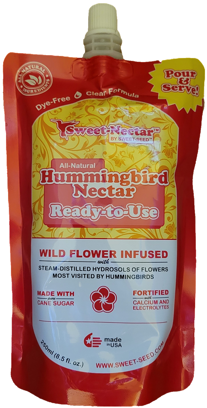 Sweet-Nectar™ Ready-to-Use Hummingbird Nectar | Natural Hydrosol Infusion
